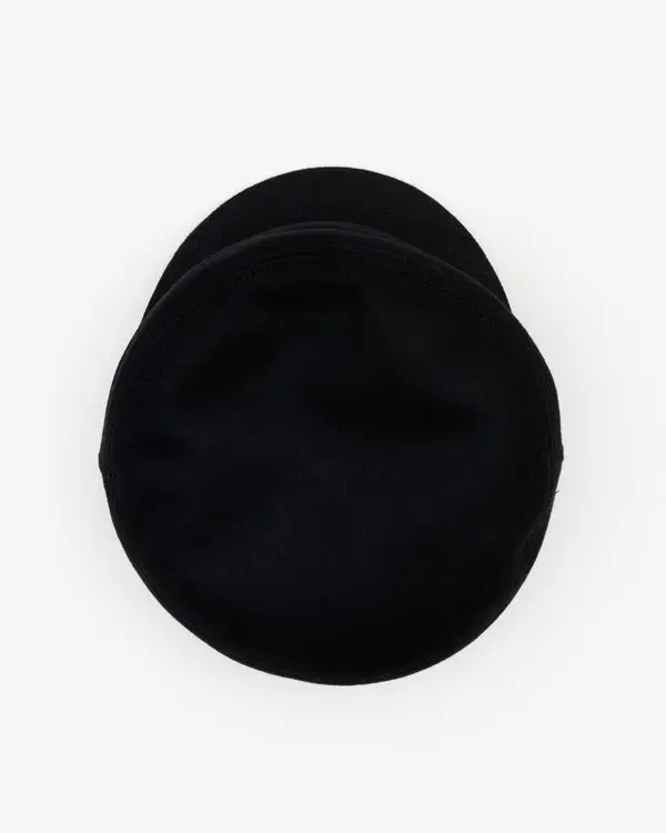 Isabel Marant Evie Wool Cap - Dark Midnight