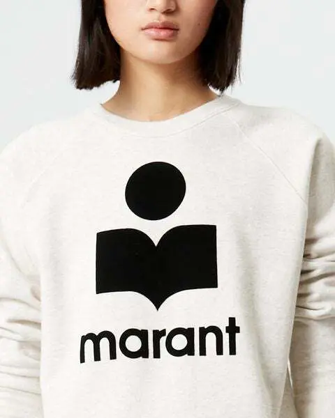 MARANT ETOILE Milly Sweatshirt - Ecru