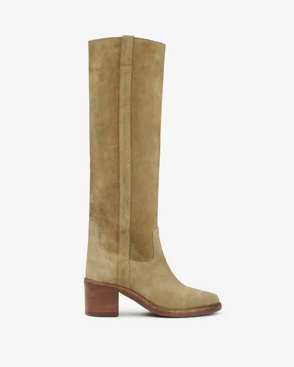 Isabel Marant Seenia Knee High Boots - Taupe