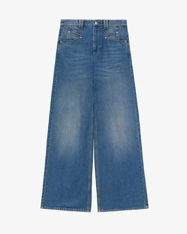 Isabel Marant Lemony Denim Pants - Blue