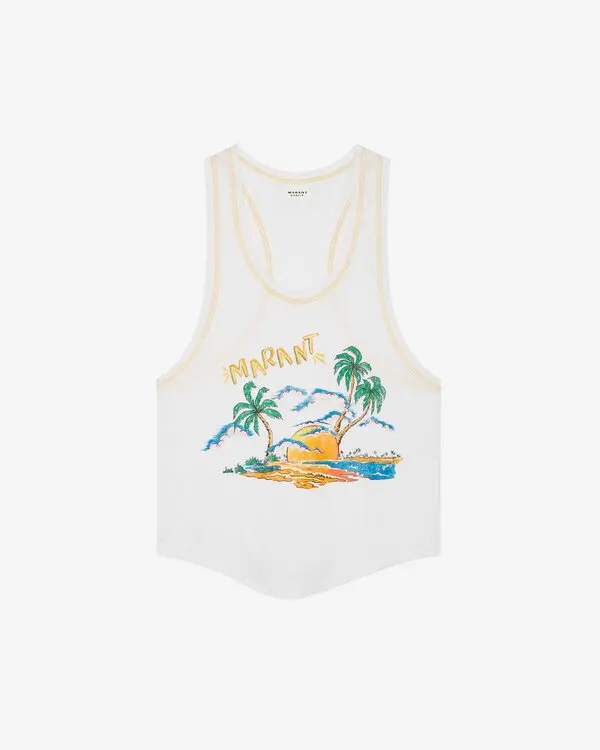 MARANT ETOILE Arielle Tank Top - White