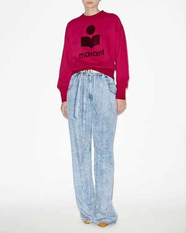 MARANT ETOILE Mobyli Sweatshirt - Raspberry