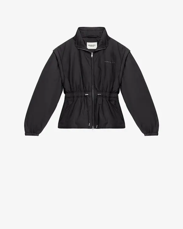 MARANT ETOILE Dastyni Quilted Coat - Black