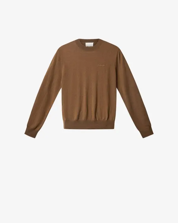 Isabel Marant Basile Fitted Sweater - Cognac