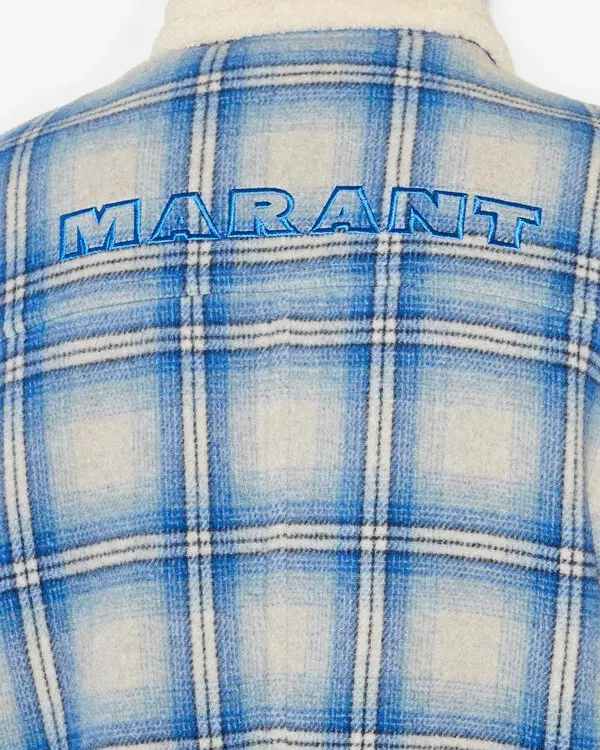 Isabel Marant Kiran Checked Wool Jacket