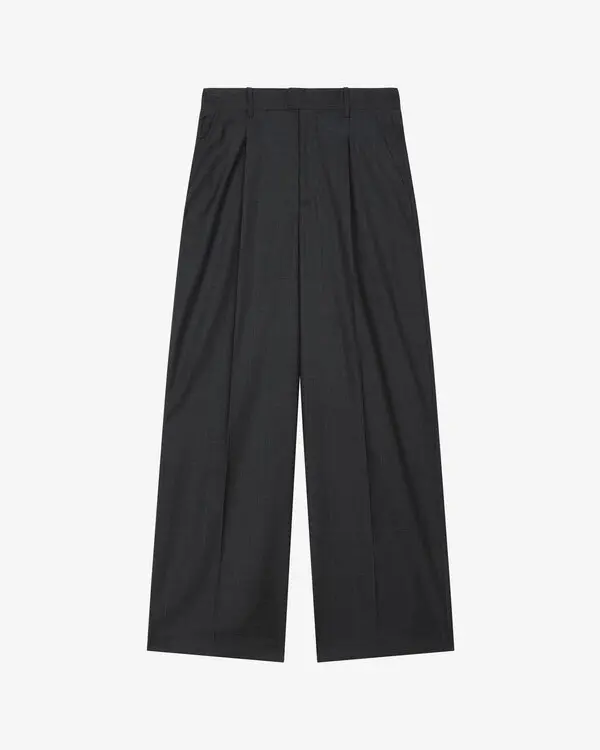 Isabel Marant Namoro Pants In Anthracite - 40% Off