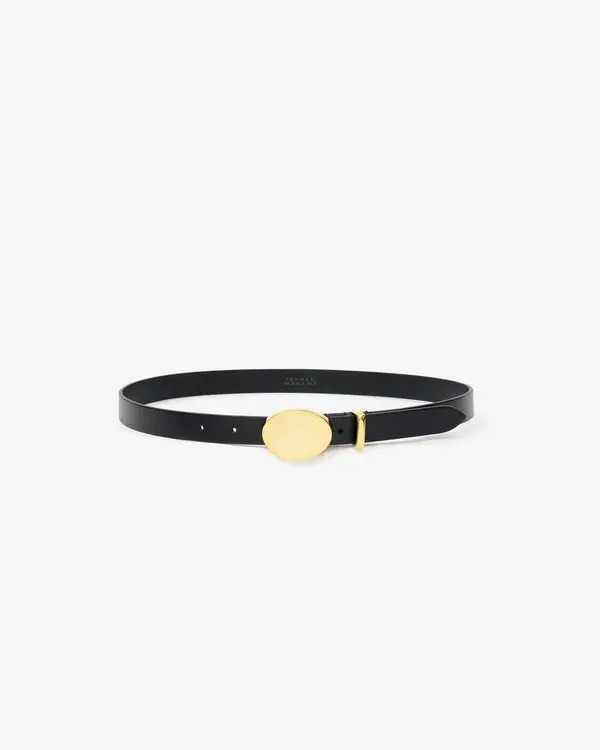 Isabel Marant Silvana Belt - Black/gold
