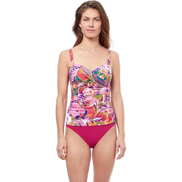 GOTTEX Tropikaia D-cup Tankini Top - Multi