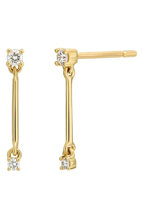 Bony Levy Icon Diamond Drop Earrings - 18k Yellow Gold