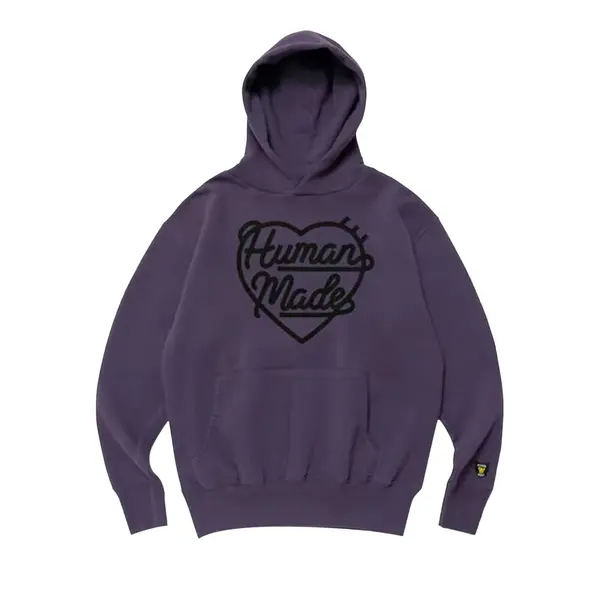 Human Made Hooded Sweatshirt - Purple | Editorialist
