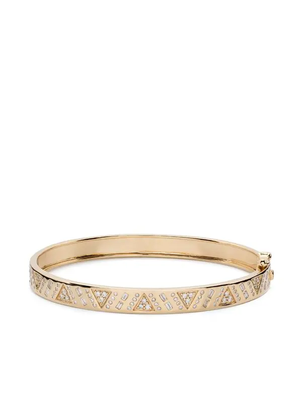 Harwell Godfrey 18kt Yellow Stardust Diamond Bangle - Gold