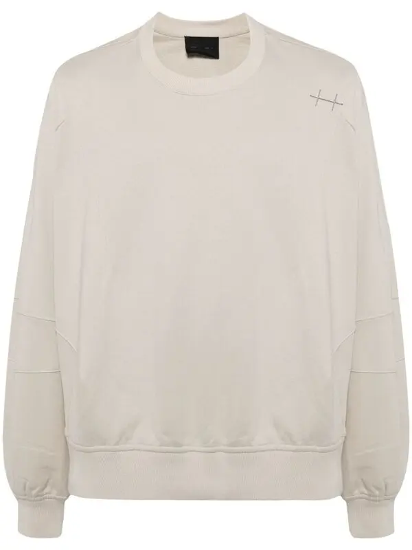 HELIOT EMIL Panelled Cotton Sweatshirt