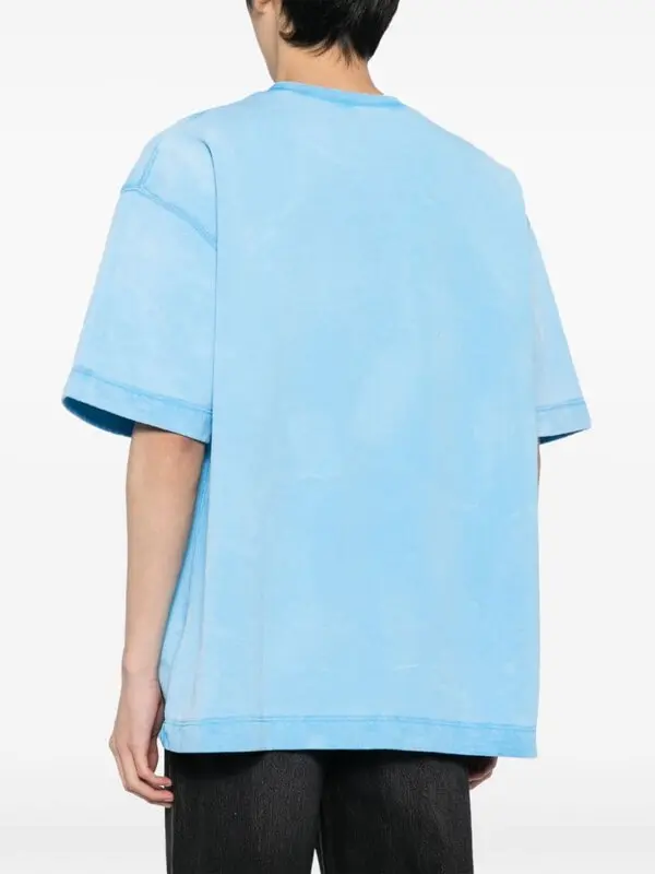 Dsquared2 Logo-print Short-sleeve Sweatshirt - Blue