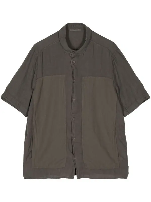 Transit Panelled Short-sleeve Shirt