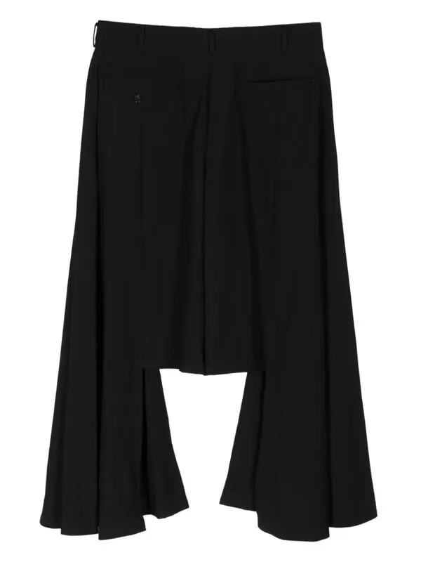 Comme Des Garçons Drop-crotch Trim Trousers