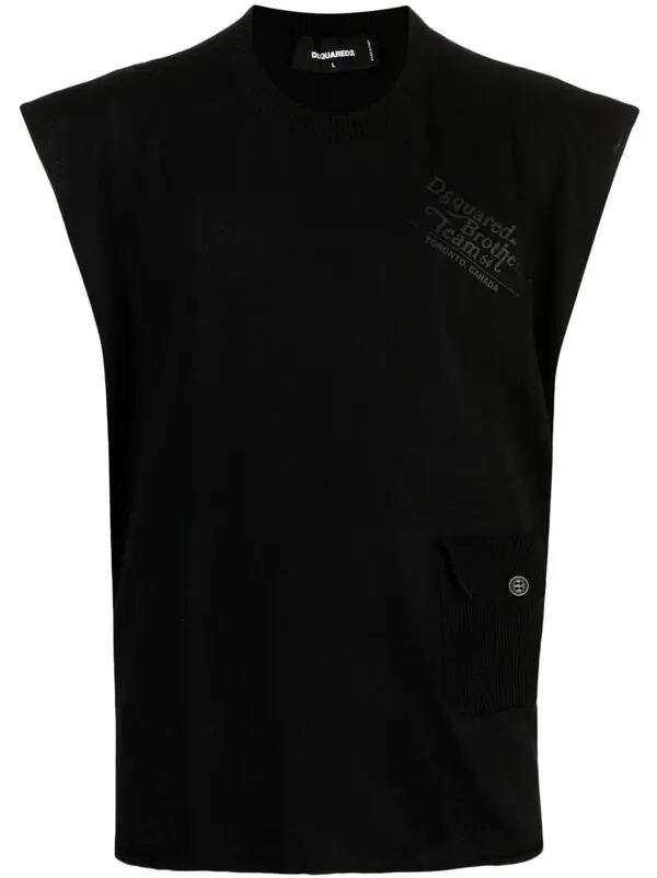 Dsquared2 Logo-print Knit Vest