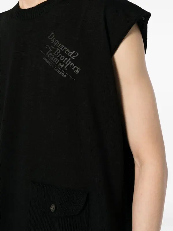 Dsquared2 Logo-print Knit Vest