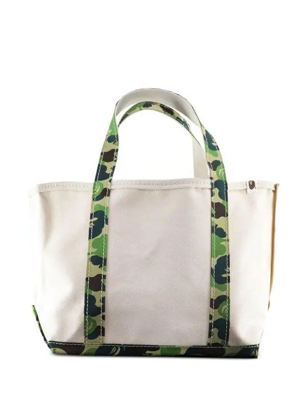 SAINT MXXXXXX X Bape Camouflage-print Tote Bag - White