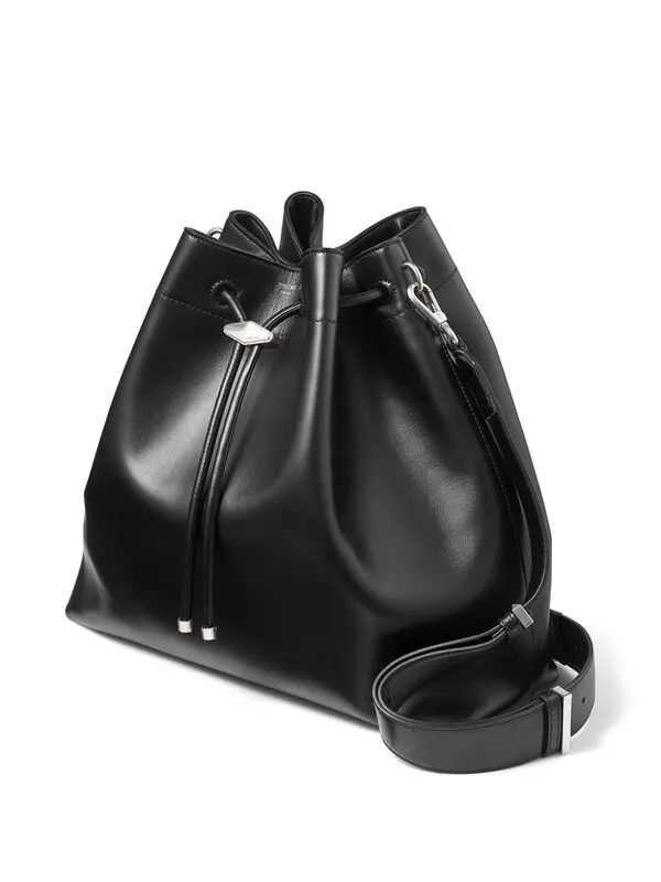 JIMMY CHOO Cinch L Leather Shoulder Bag