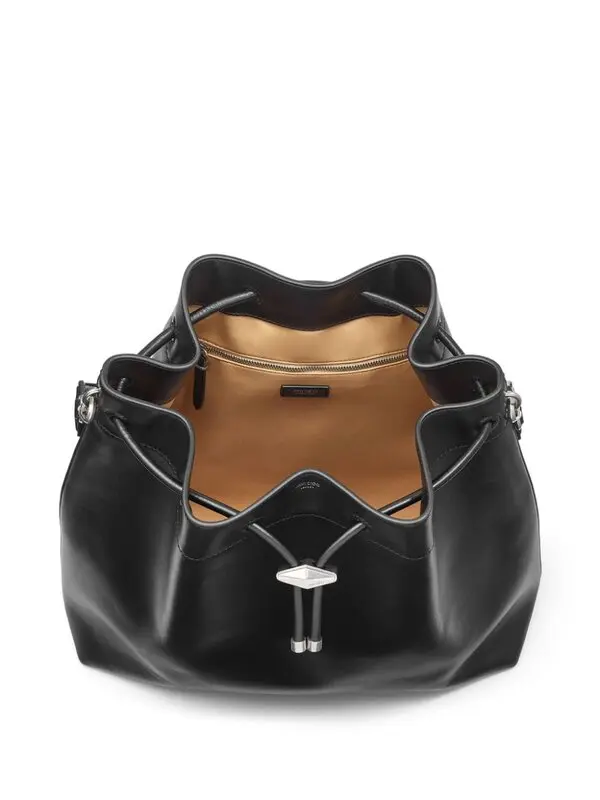 JIMMY CHOO Cinch L Leather Shoulder Bag