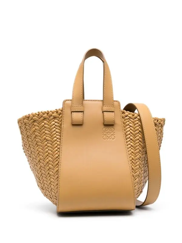 Loewe Interwoven Leather Tote Bag