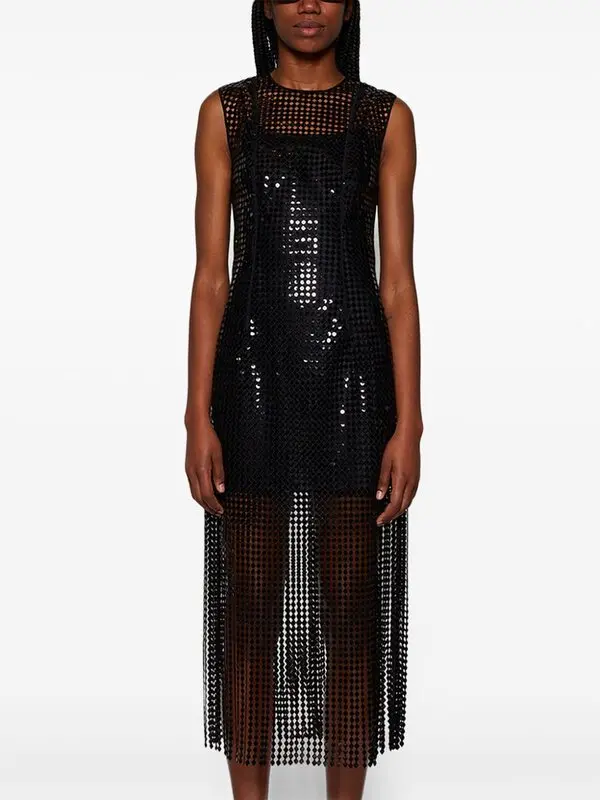 Christopher Esber Sequined Tassel Midi Dress
