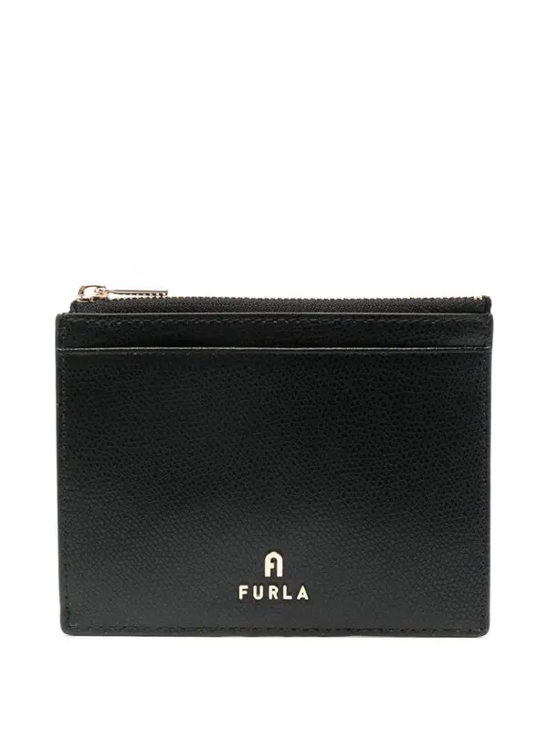 Furla Camelia Leather Wallet - Black