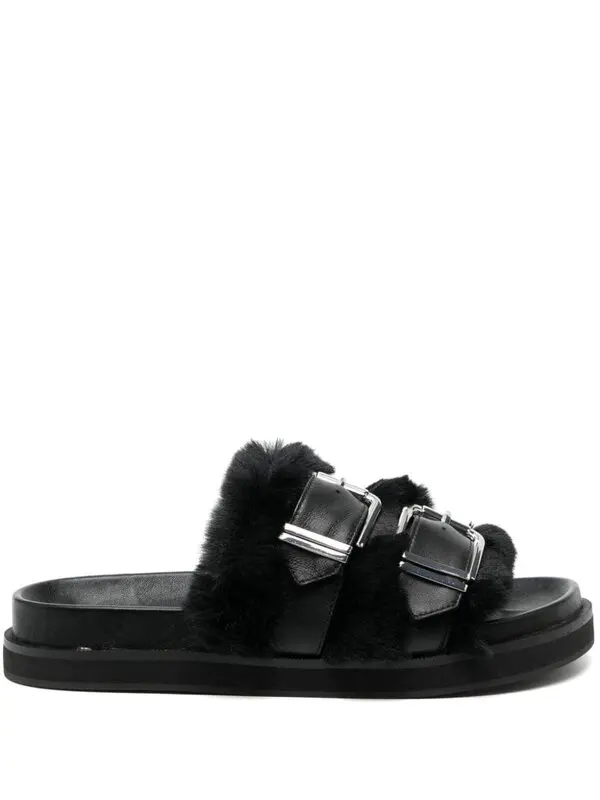 Senso Zali Double-buckle Sandals - Grey