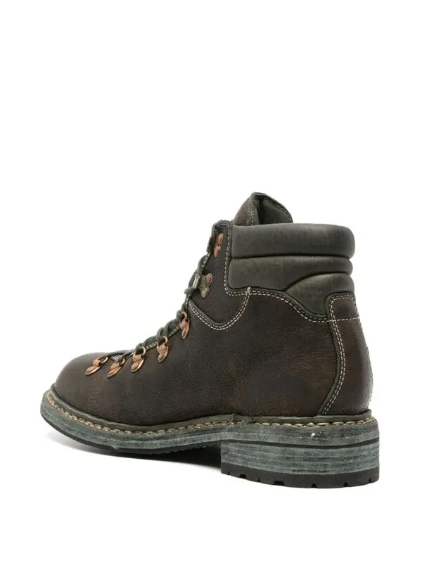 Guidi 19 Leather Ankle Boots - Brown