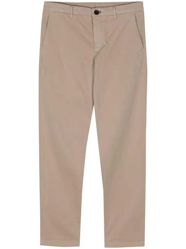 Paul Smith Mid-rise Straight-leg Trousers - Brown