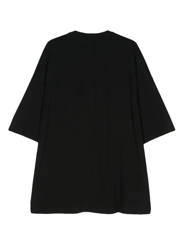 Rick Owens Logo-embroidered T-shirt - Black