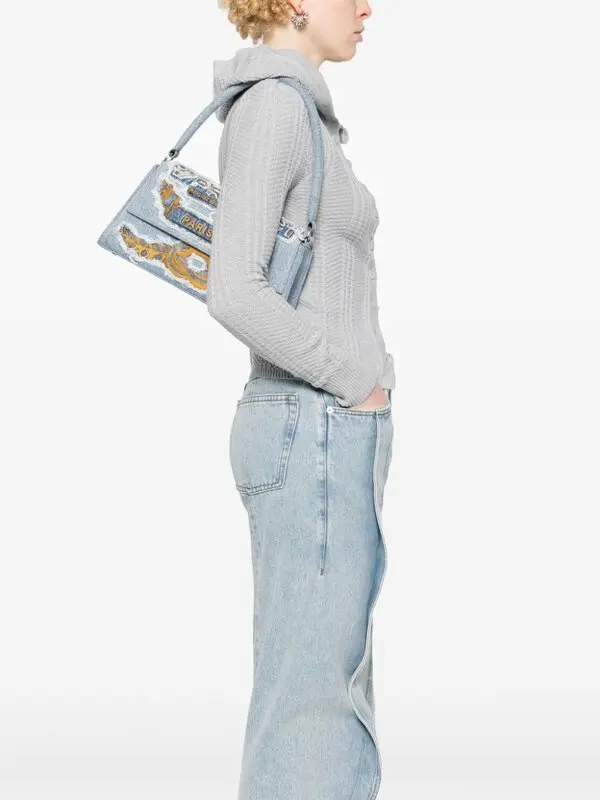 Y/project Denim Shoulder Bag - Blue