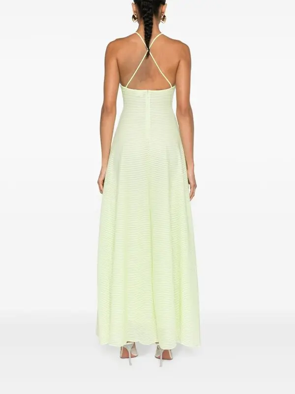 Emporio Armani Ribbed Knit Maxi Dress