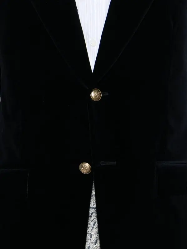 Gucci Single-breasted Velvet Blazer
