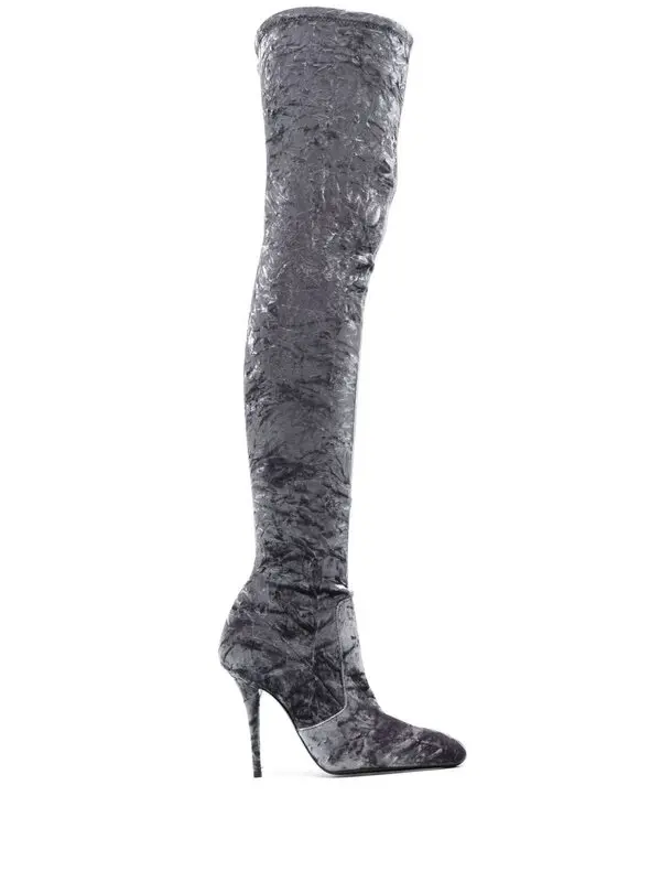 Saint Laurent Talia 110mm Thigh-high Boots