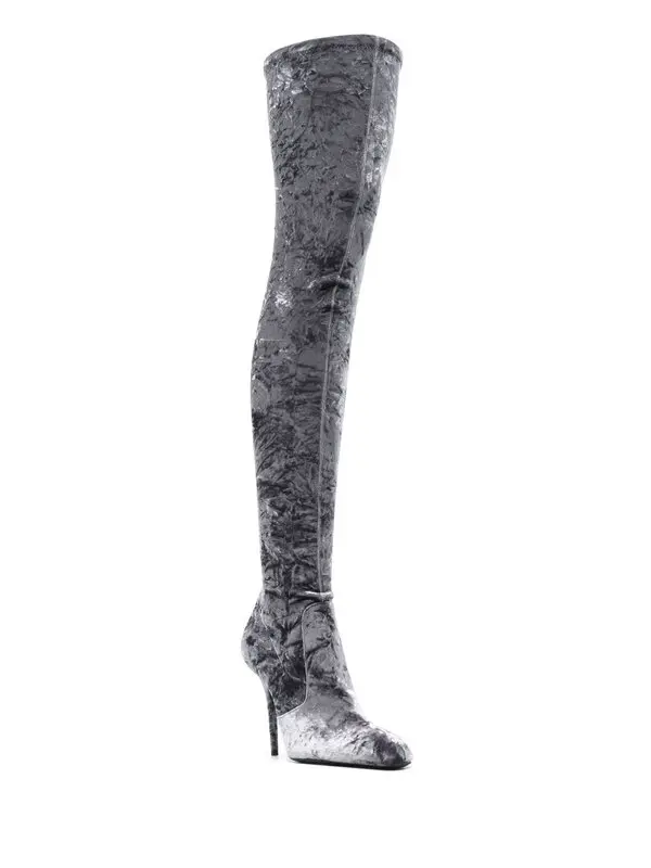 Saint Laurent Talia 110mm Thigh-high Boots