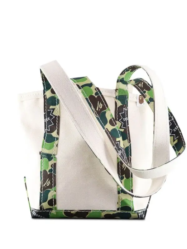 SAINT MXXXXXX X Bape Camouflage-print Tote Bag - White