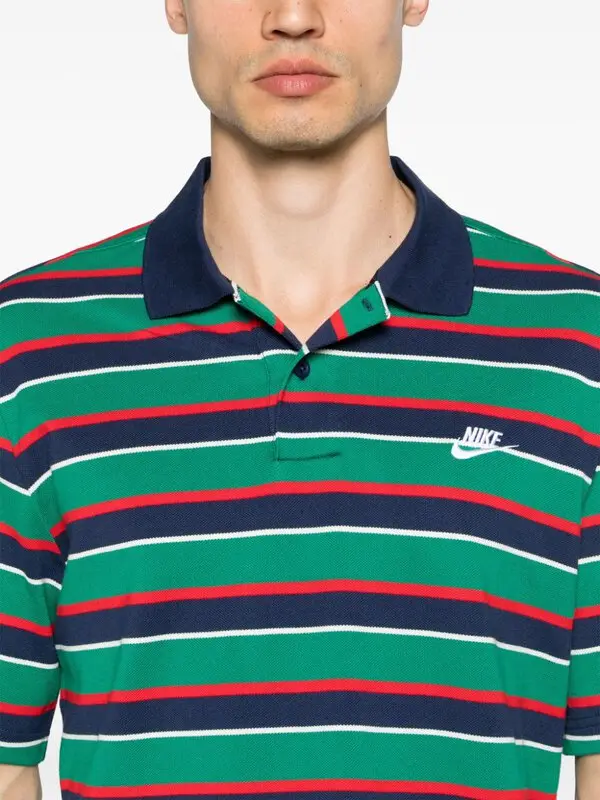 Nike Striped Cotton Polo Shirt