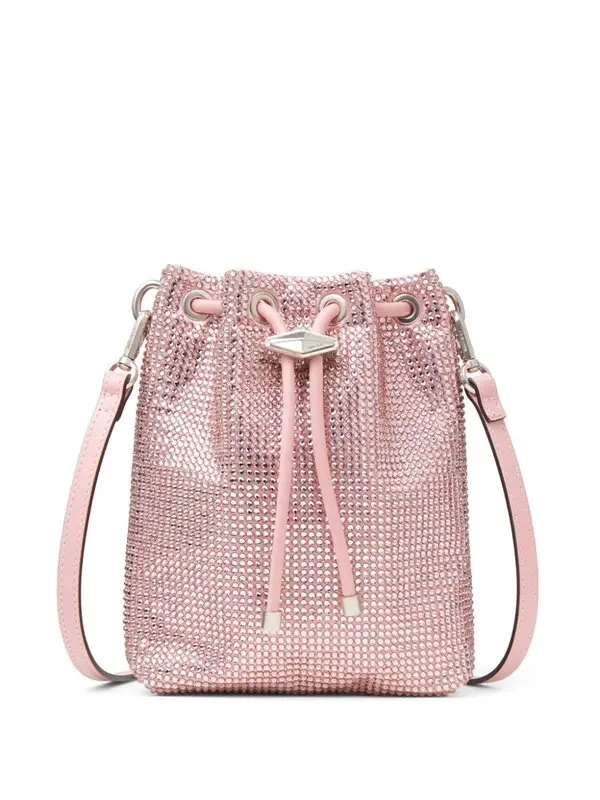 JIMMY CHOO Mini Cinch Shoulder Bag - Pink