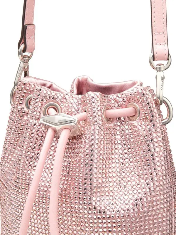JIMMY CHOO Mini Cinch Shoulder Bag - Pink