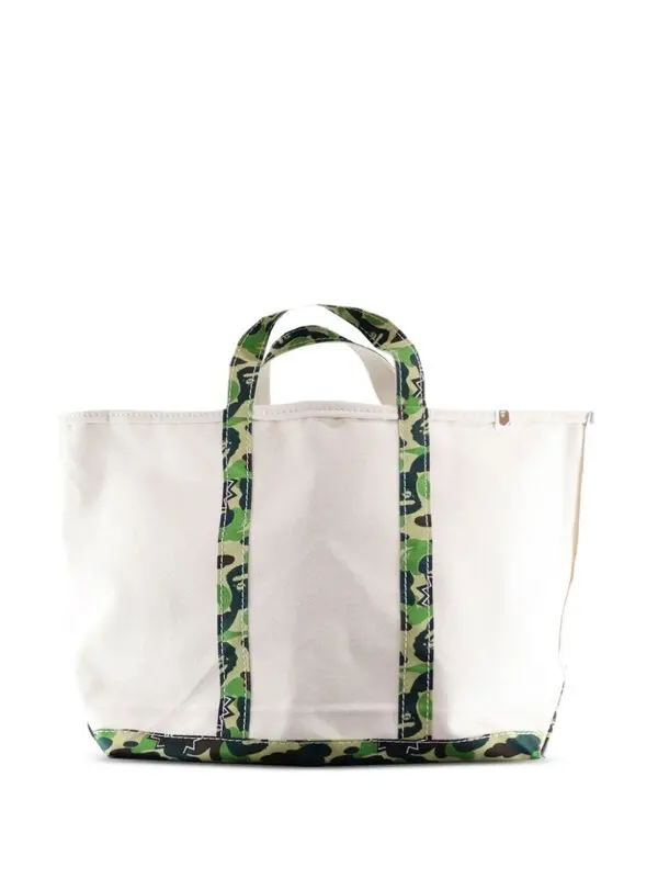 SAINT MXXXXXX X Bape Camouflage-print Tote Bag - White