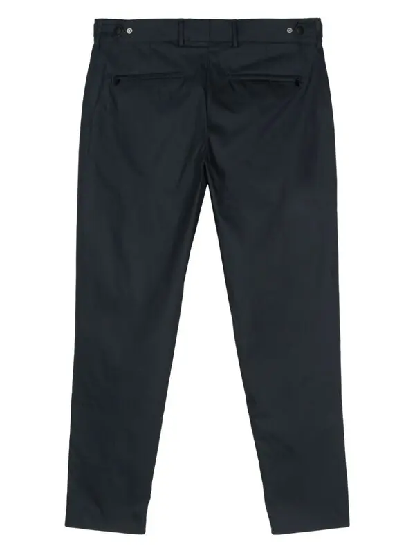 PT TORINO Gabardine-weave Tapered Trousers - Blue