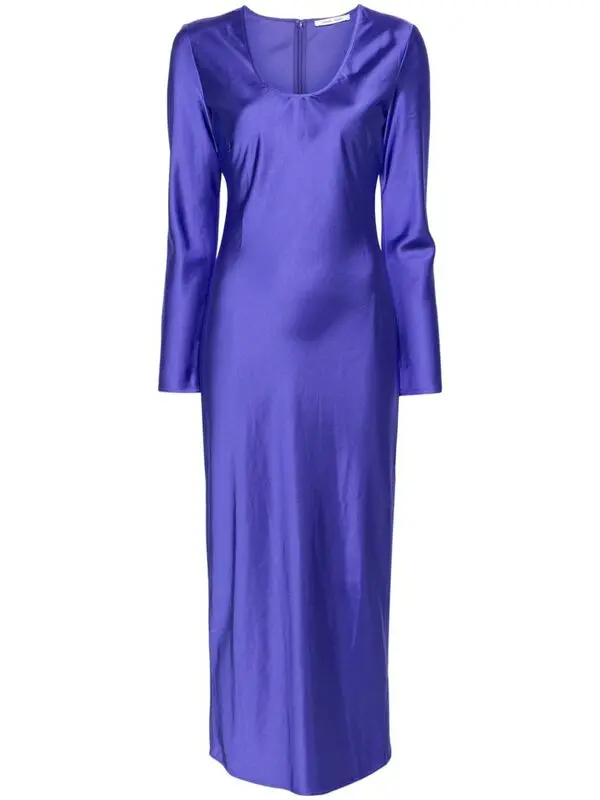 SAMSOE SAMSOE Alina U-neck Midi Dress - Purple