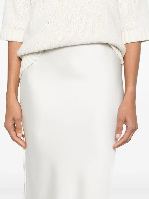 SAMSOE SAMSOE Agneta Satin Midi Skirt