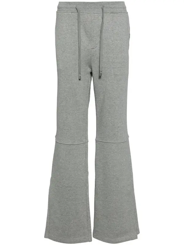 C2H4 Panelled Cotton Trousers - Granite Gray
