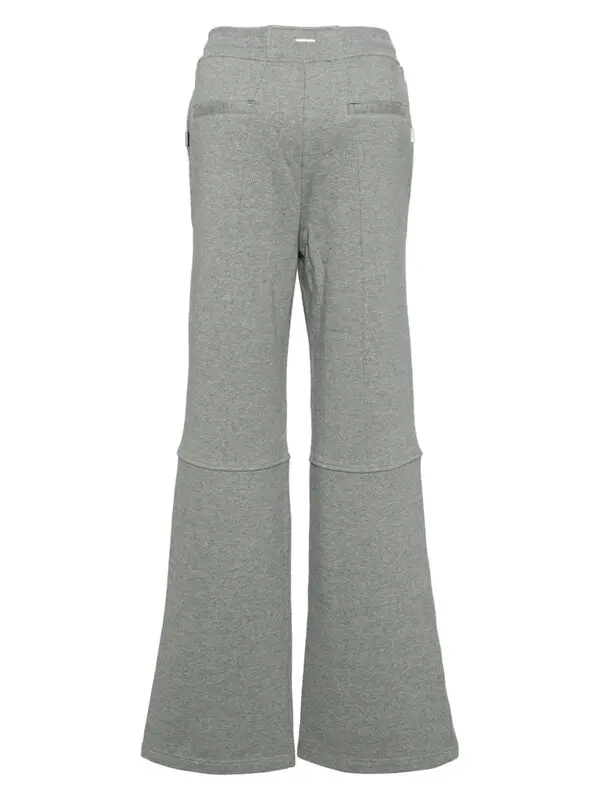 C2H4 Panelled Cotton Trousers - Granite Gray