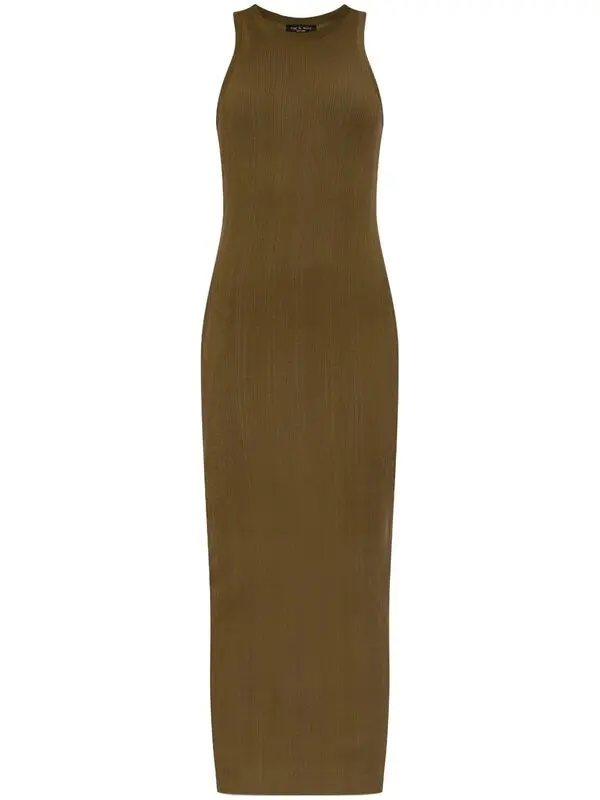 Rag & Bone Round-neck Ribbed Maxi Dress