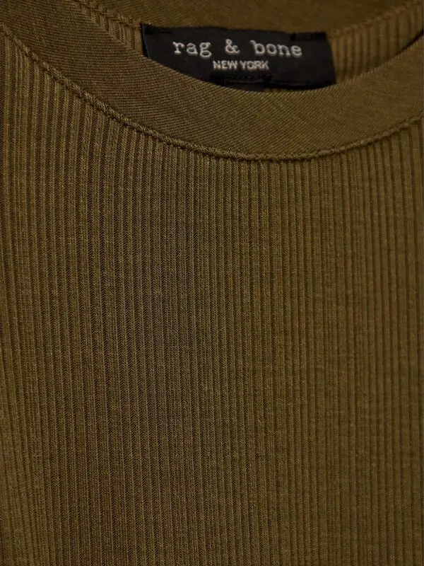 Rag & Bone Round-neck Ribbed Maxi Dress