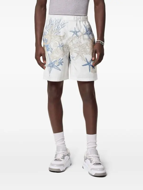 Versace Barocco Sea Cotton Shorts