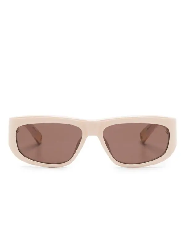 Jacquemus Les Lunettes Pilota Sunglasses - Neutrals